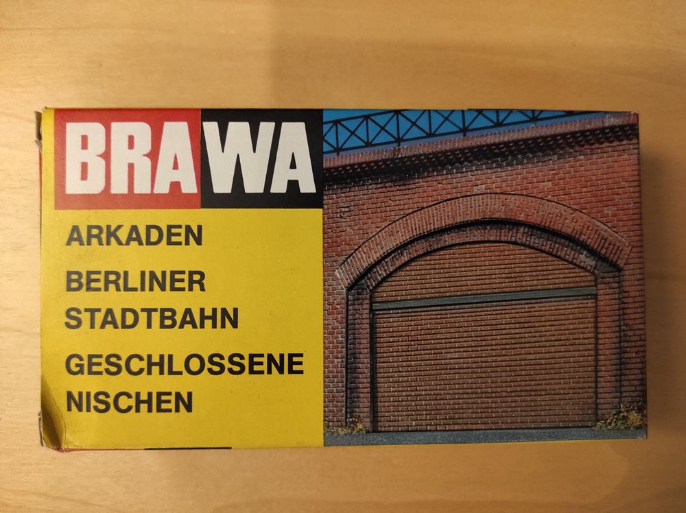 Arkaden Berliner Stadtbahn, geschlossene Nischen, Brawa H0 (Neu und ...