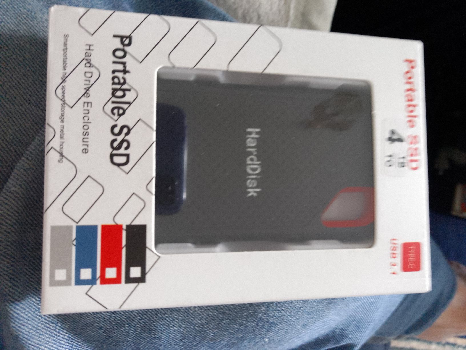 1 stk neue 4Tb externe USB Speicher platte mit zubehöhr (Neu und ...