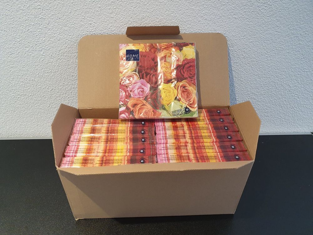 Servietten - 12 Packungen - 33cm x 33cm (Neu und originalverpackt) in ...