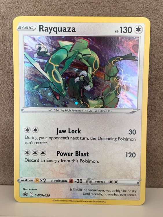 Rayquaza Holo Promo ENG Pokemon SWSH029 (Gebraucht) in Fislisbach für ...