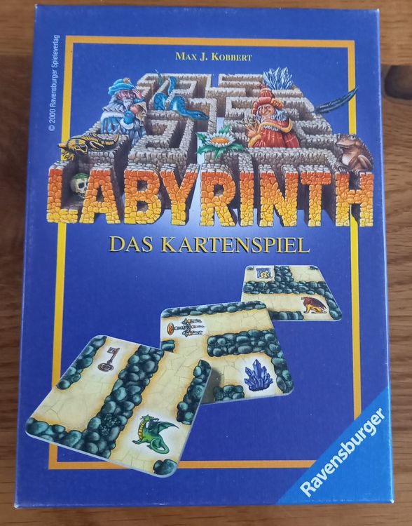 RAVENSBURGER *LABYRINTH - KARTENSPIEL* VOLLST. MIT ANLEITUNG (Gebraucht ...