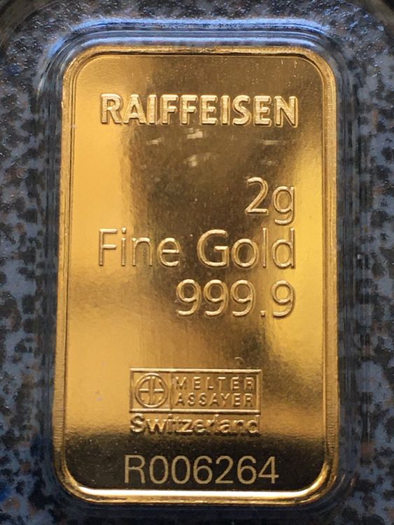 2g Gold Raiffeisen (Neu (gemäss Beschreibung)) in für CHF 165 – mit ...