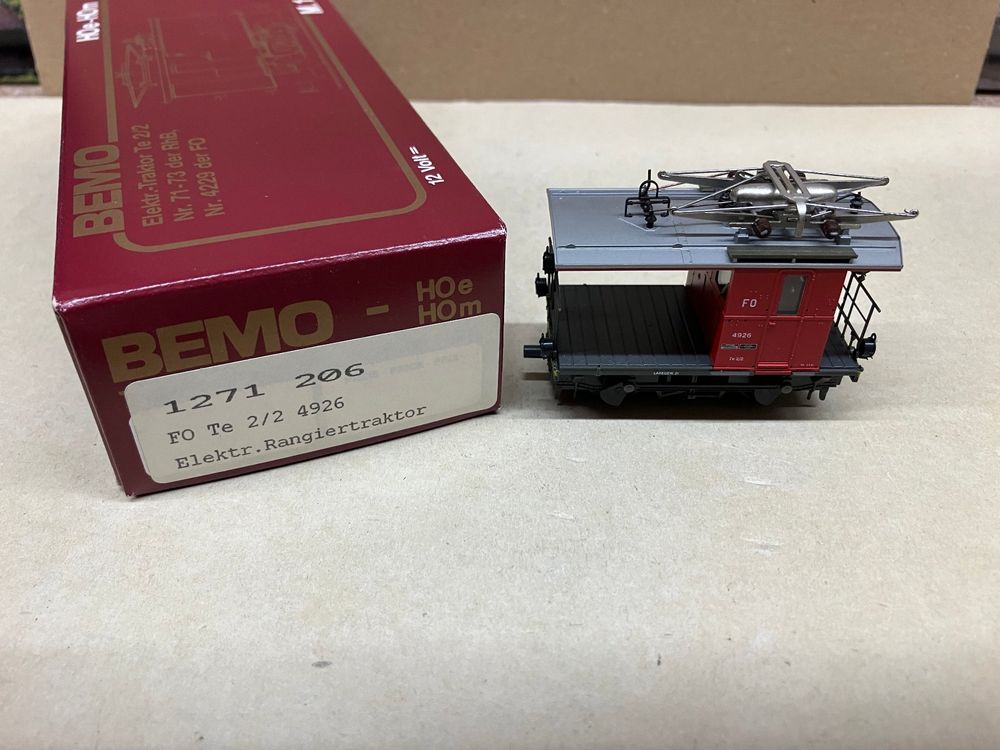 Bemo 1271 206 FO Te 2/2 4926 E-Rangiertraktor, H0m Analog (Neu (gemäss ...