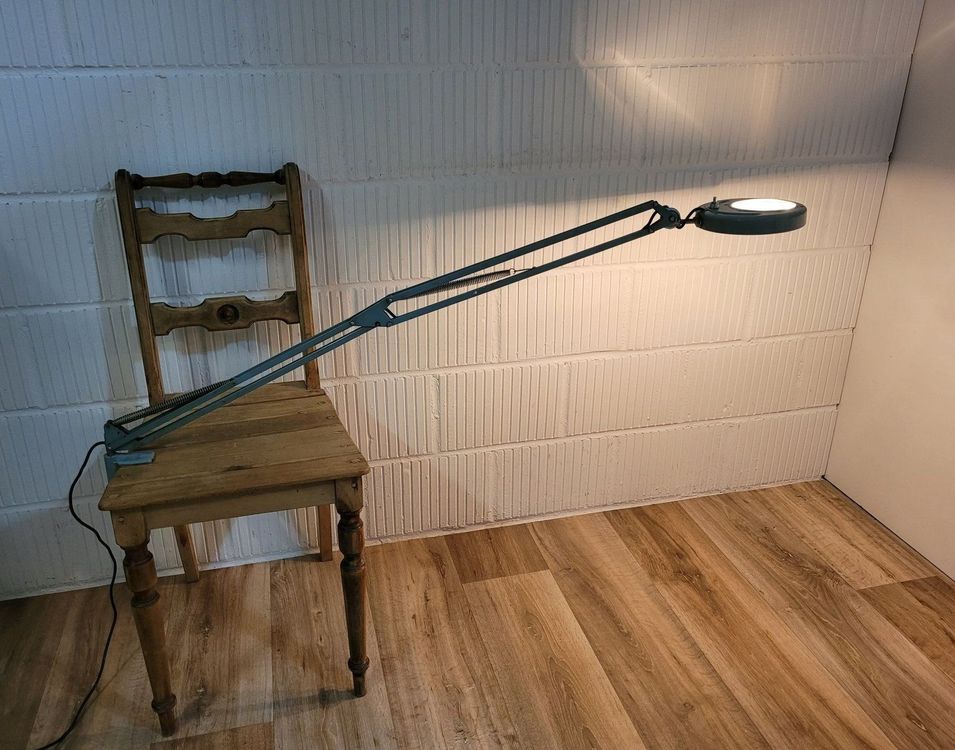 LAMPADA RIMSA Italy Lupen-Leuchte Arbeitsleuchte Lampe 60er (Gebraucht ...