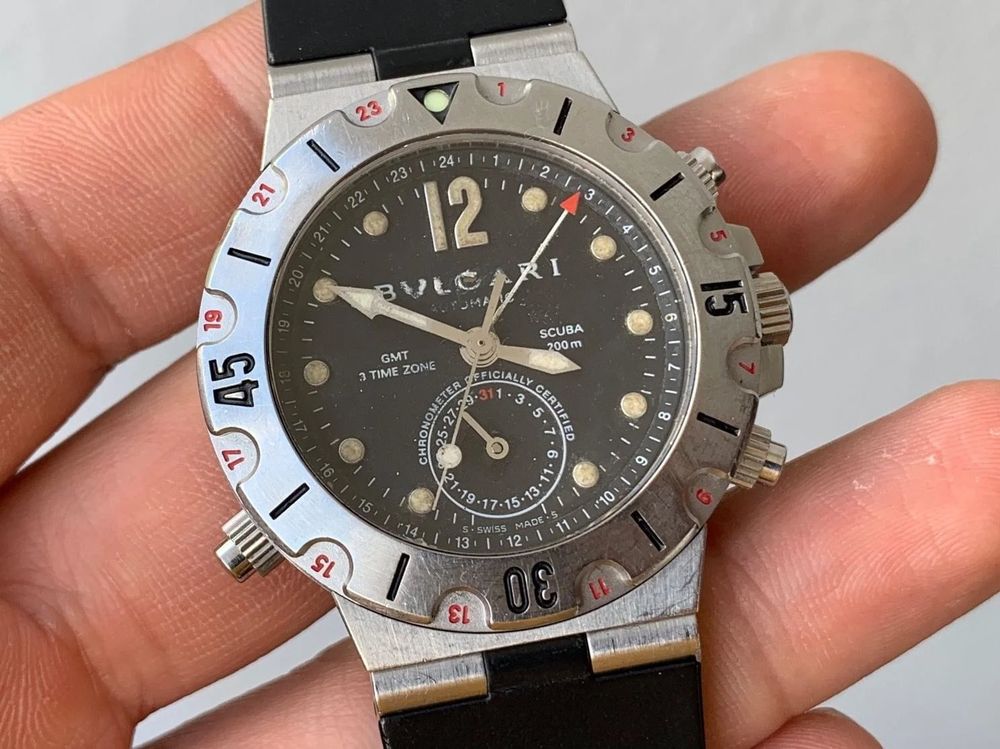 Bulgari Diagono GMT (Gebraucht) in Glattbrugg für CHF 1 – mit Lieferung auf Ricardo kaufen