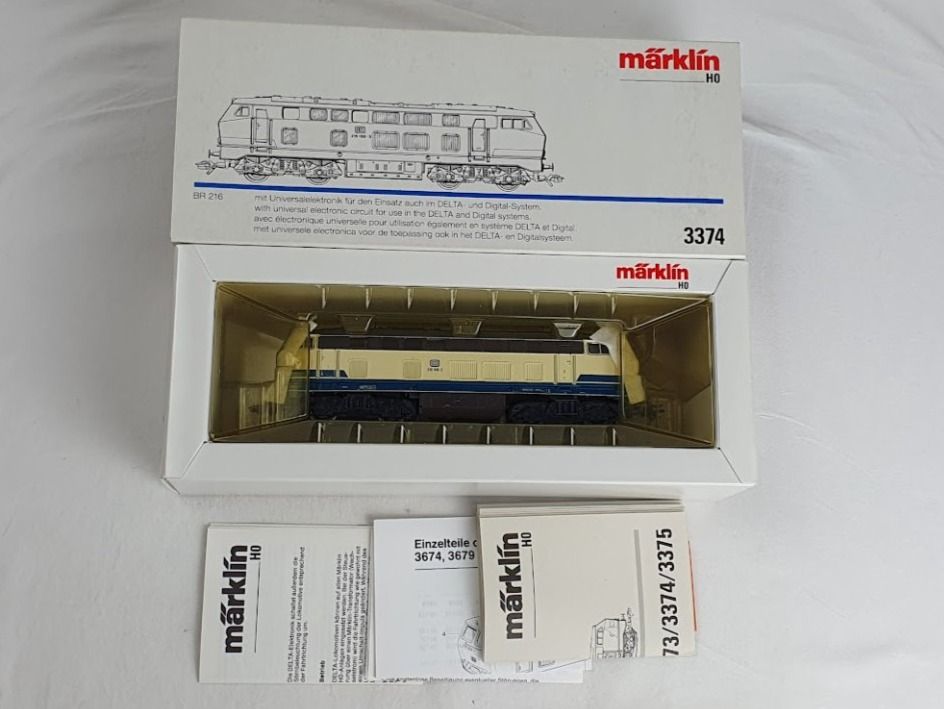 Märklin 3374 DB BR 216 Delta, OVP 1993 | Kaufen auf Ricardo