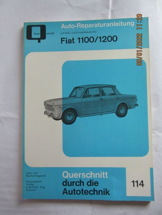 Autorep.Anleitung Fiat 1100/1200 (Neu (gemäss Beschreibung)) in ...