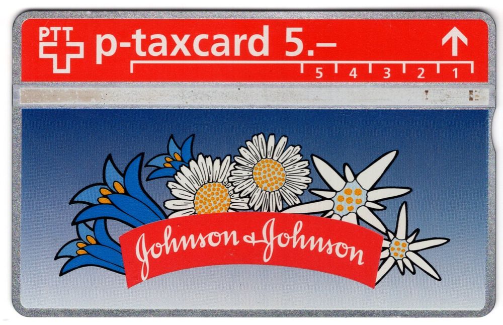 Johnson & Johnson - seltene Firmen Taxcard (Gebraucht) in für CHF 2 ...