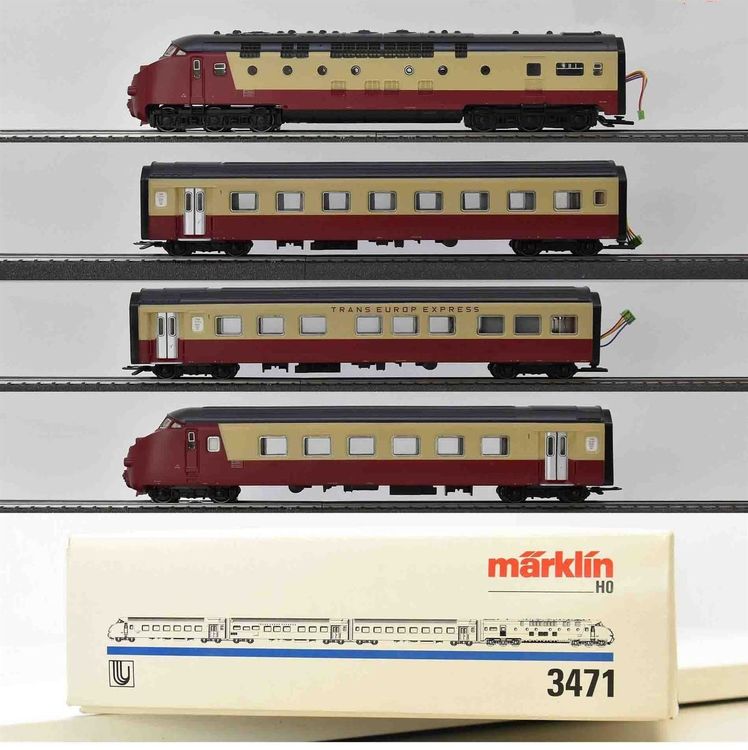 3471 Märklin RAm TEE-Triebwagenzug Delta/Digital Decoder (Neu (gemäss ...
