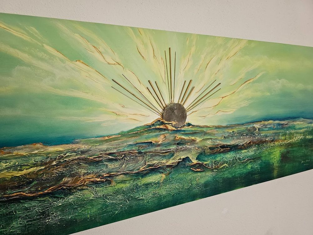 Einmaliges Gemälde von Bruno Schmid, Titel "Neubeginn" (Gebraucht) in ...