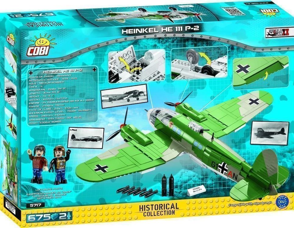 COBI 5717 Heinkel He 111 P-2 / 675 pcs. | Kaufen auf Ricardo