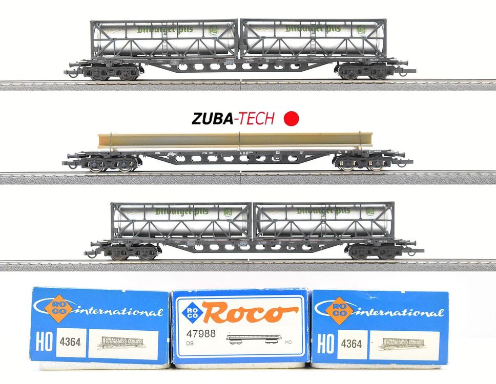 Roco 3x Flachwagen der SBB H0 GS mit OVP | Kaufen auf Ricardo
