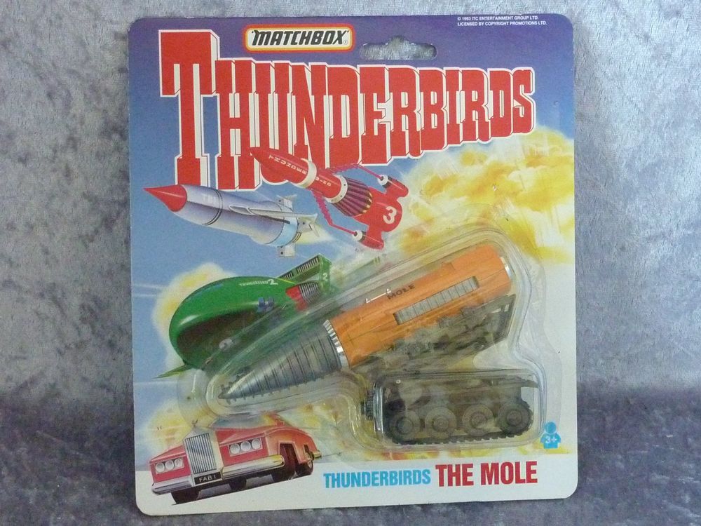 Thunderbirds Thee Mole Matchbox (Neu und originalverpackt) in ...