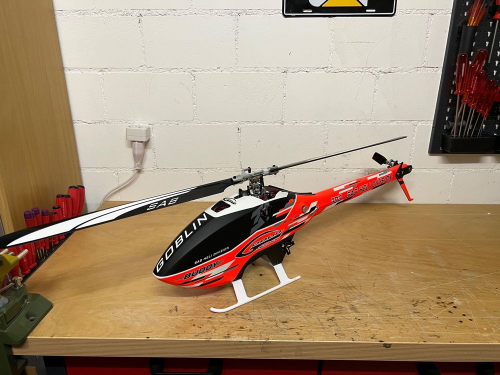 SAB Goblin 380 Buddy Flugbereit inkl. Akkus ohne Flybarless (Neu ...