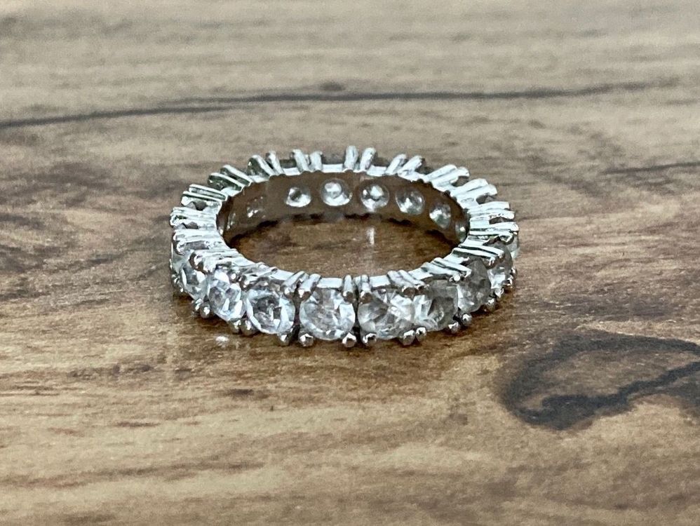 Vintage Alliance-Ring mit Zirkonia | Kaufen auf Ricardo