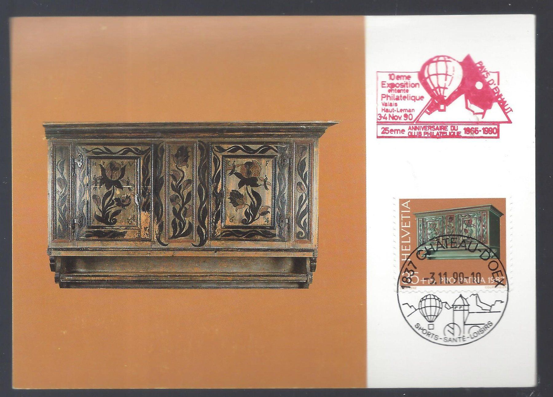 MAX-KARTE Château d'Oex Musée (2 images) (Neu (gemäss Beschreibung)) in ...