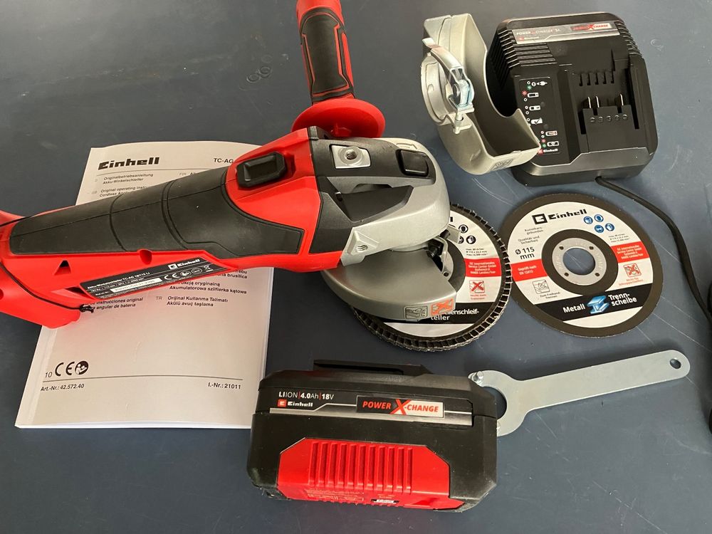Einhell Akku-Winkelschleifer TC-AG 18/115 Li neu (Neu und originalverpackt) in Aadorf für CHF 79 ...