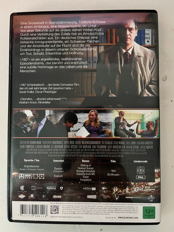 180 Wenn deine Welt plötzlich Kopf steht (2010) DVD 📀 (Neu (gemäss Beschreibung)) in Sierre für ...