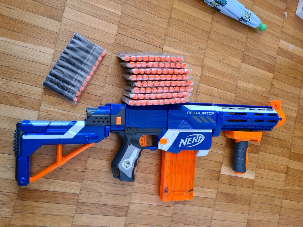 Grosse Nerf gun mit munition (Gebraucht) in Schlieren für CHF 15 – nur ...