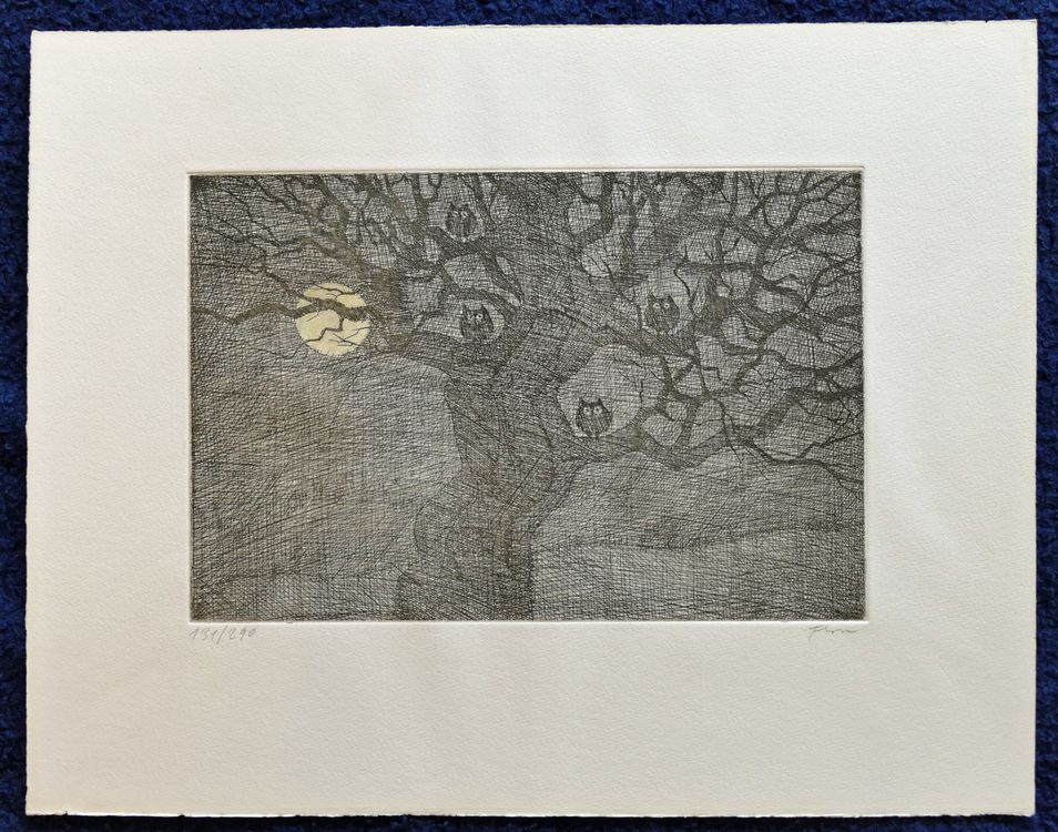 Paul Flora, signiert, 3 Radierungen, 12 Offsetdrucke, | Kaufen auf Ricardo