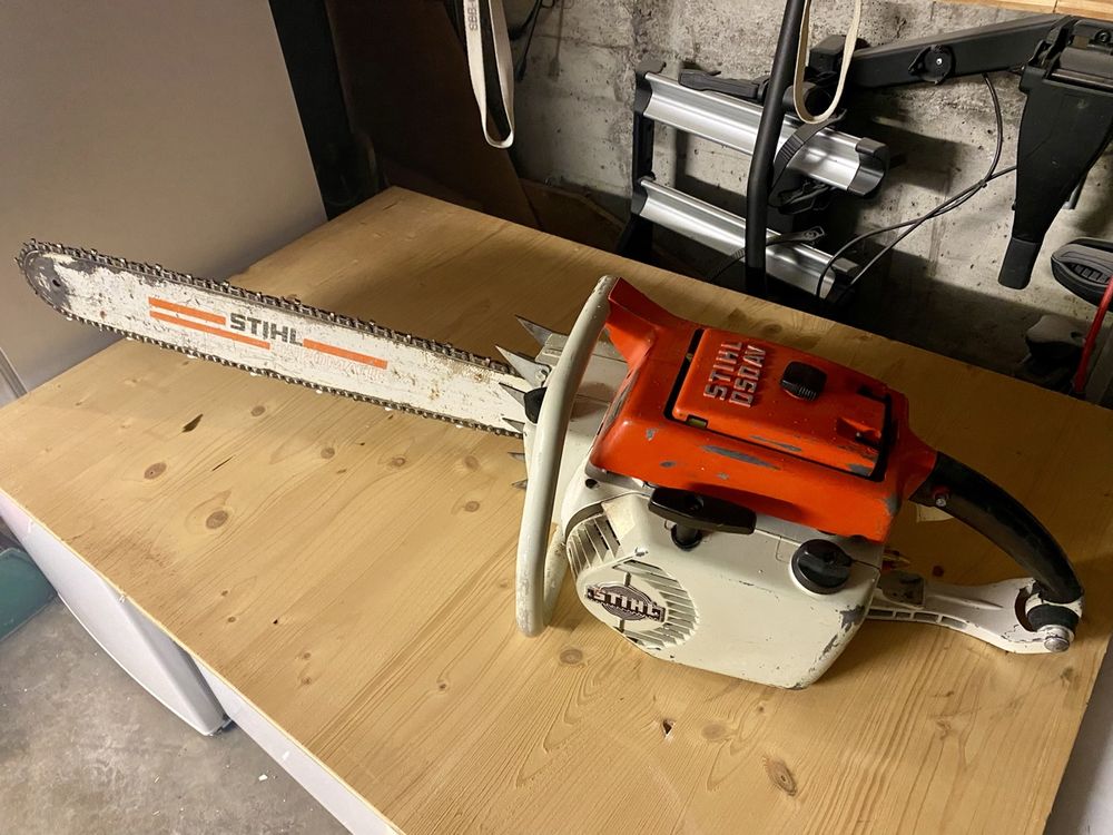 Stihl 050AV Motorsäge (Gebraucht) in Seeberg für CHF 330 – mit ...