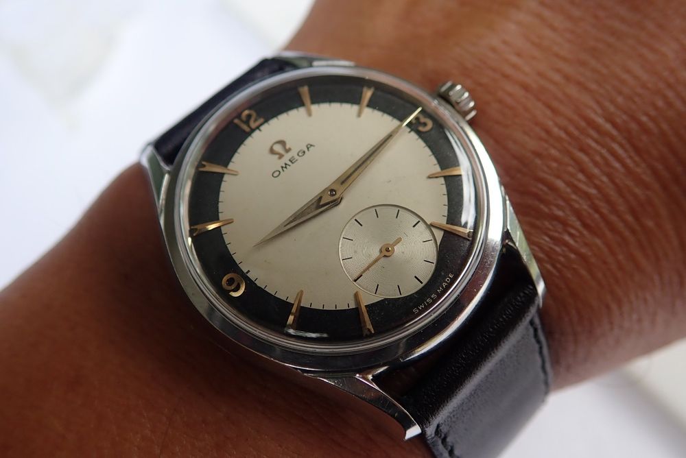 VINTAGE!! OMEGA HANDAUFZUG 50/ERJAHRE BULLSEYE DIAL (Gebraucht) in ...