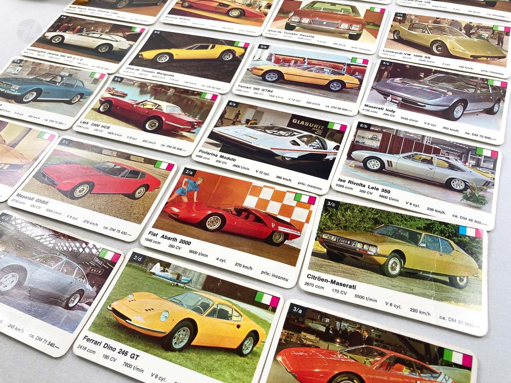Superautos Quartett Suchard Express 24 Karten Vintage 70s | Kaufen auf ...