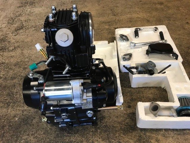 SKYTEAM MOTOR 125 KOMPL- MIT VERGASER / FILTER / USW- NEU (Neu und ...