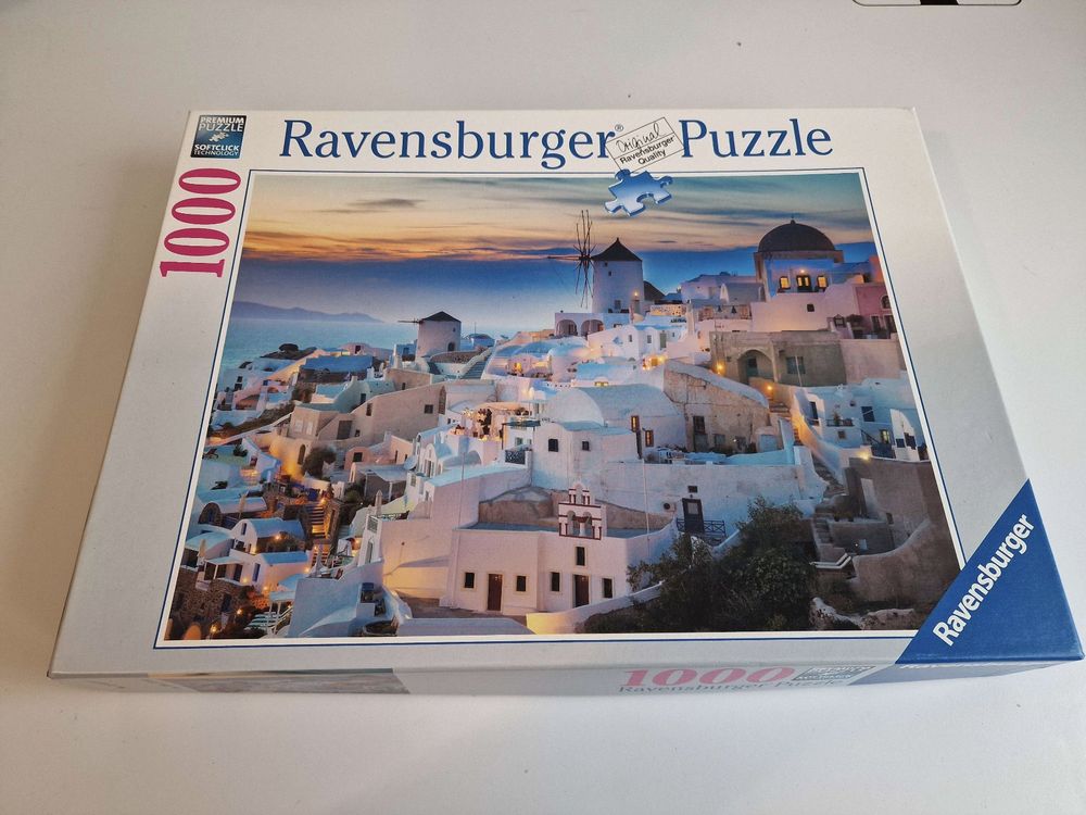 Ravensburger Puzzle ,,Abend in Santorini'' 1000pcs. | Kaufen auf Ricardo