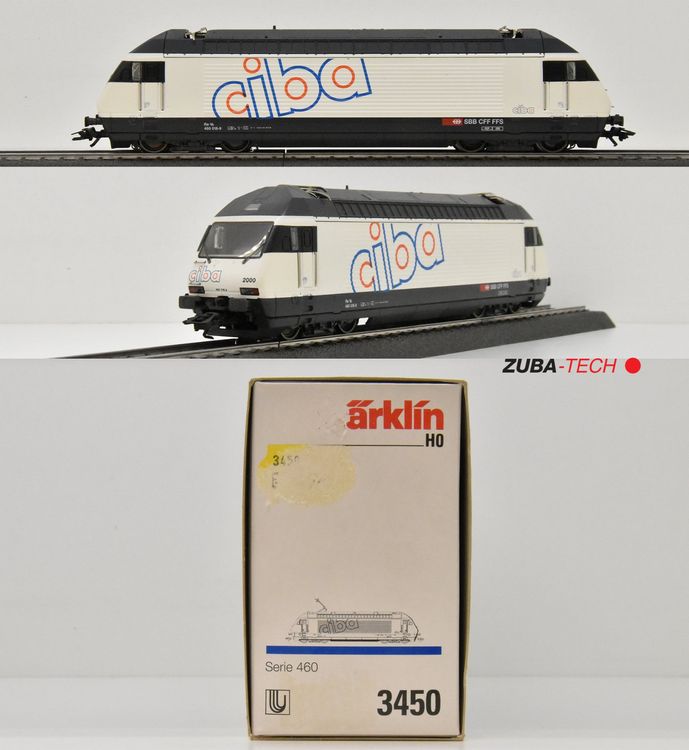 Märklin 3450 E-Lok Re 460 Ciba SBB H0 WS mit OVP (Gebraucht) in St. Gallen für CHF 71 – mit ...