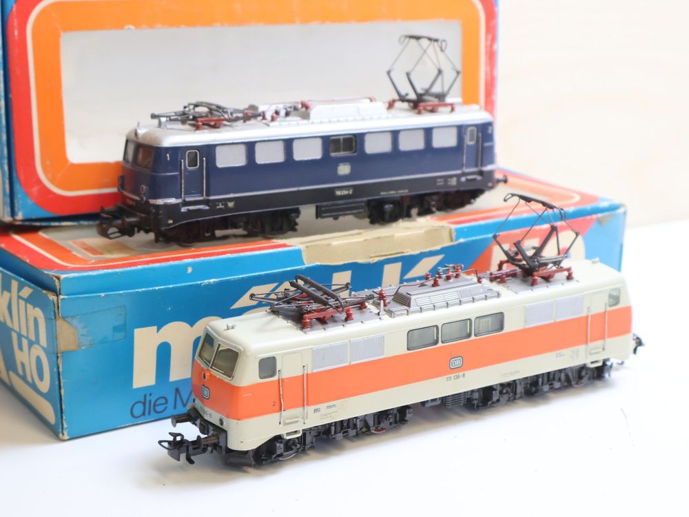 Märklin Doppelpack E-Loks - BR 110/111 - H0 AC 3155/3039 (Gebraucht) in ...
