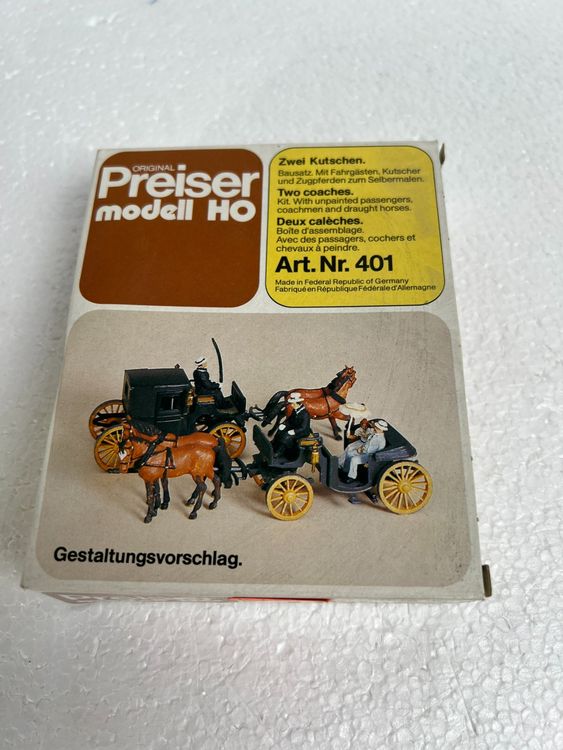 Preiser Model H0 Art. Nr. 401 (Gebraucht) in Schlieren für CHF 10 – mit ...