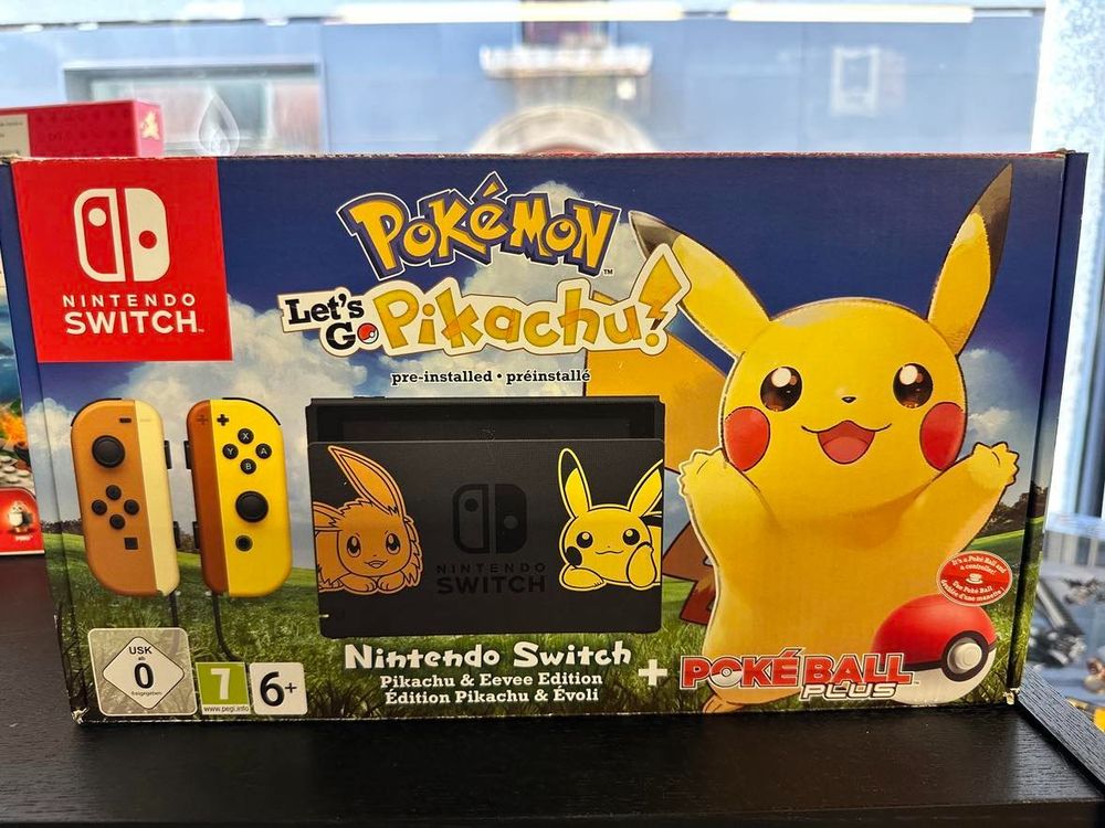 Console Nintendo Switch Pokémon Let's Go Pikachu Ed. | Kaufen auf Ricardo