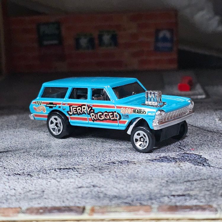 Hot Wheels Loose chevy nova gasser jerry rigged (Gebraucht) in rolle ...