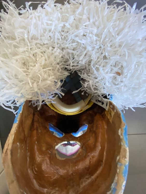 Handgemachte Fasnachts-Maske, Unikat - Grusel-Clown 🤡 (55) (Gebraucht ...