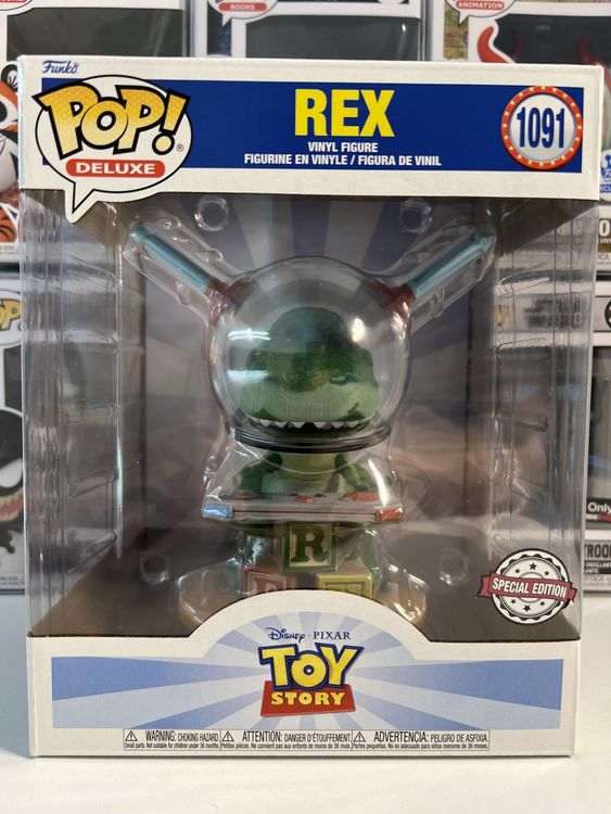 Funko POP! Deluxe Toy Story Rex Edition Limitée 15cm (Neu und ...