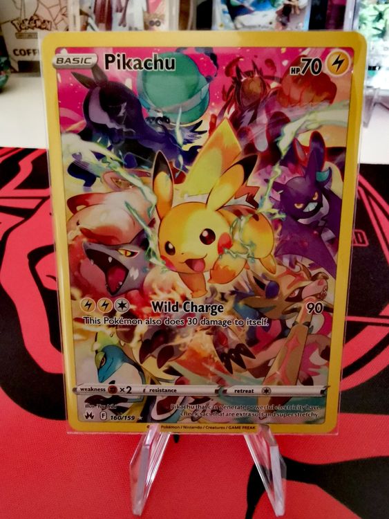 Pokemon Pikachu Secret 160/159 Crown Zenith Mint (Neu (gemäss ...