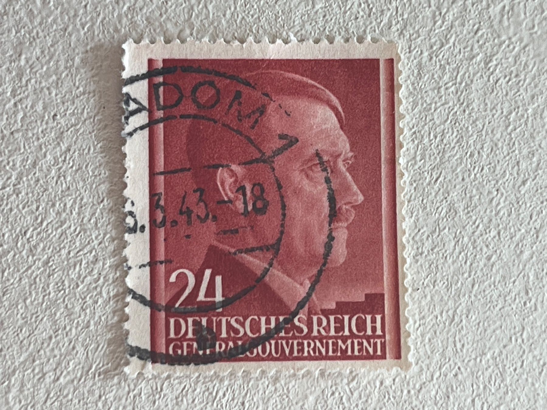 DR - Deutsche Reich / 3° Reich / Briefmarke (Gebraucht) in Chiasso für ...