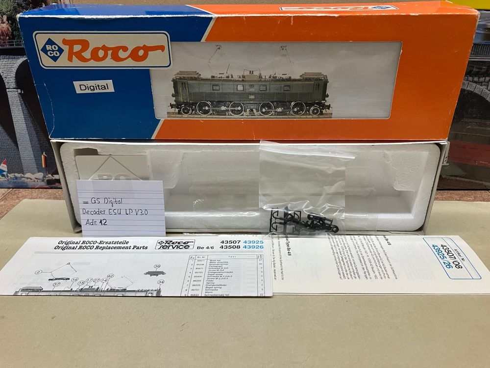 Roco 43507 SBB Be 4/6 12323 grün, H0 GS DC Digital | Kaufen auf Ricardo