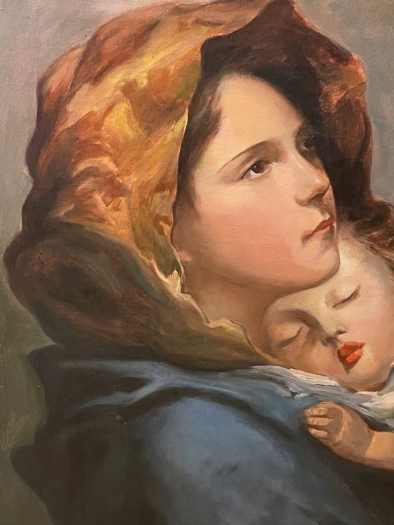 Altes, grosses Gemälde !! Maria und Jesuskind !!!!! (Gebraucht) in ...