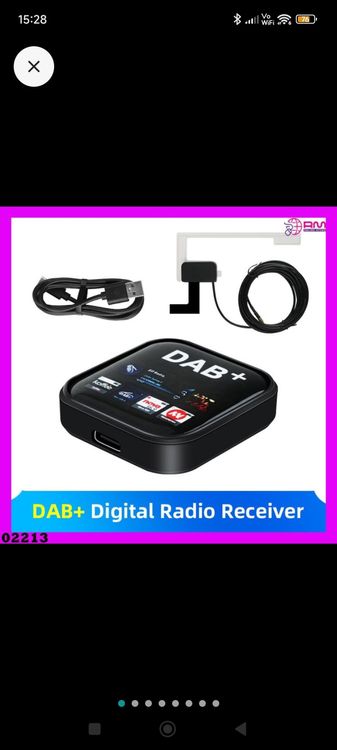 1.DAB+ Digital Audio Broadcasting Receiver Box (Neu und ...