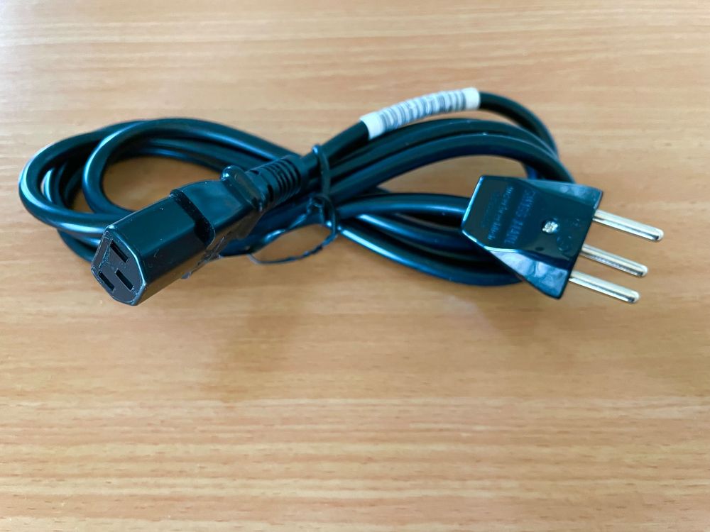 Netzkabel Stromkabel Schweizer Stecker 3-Polig (Neu und ...