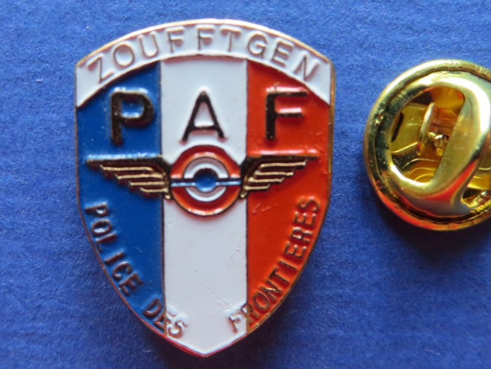 PIN'S PIN, PAF ZOUFFTGEN, POLICE DES FRONTIERES,GRENZPOLIZEI (Gebraucht ...