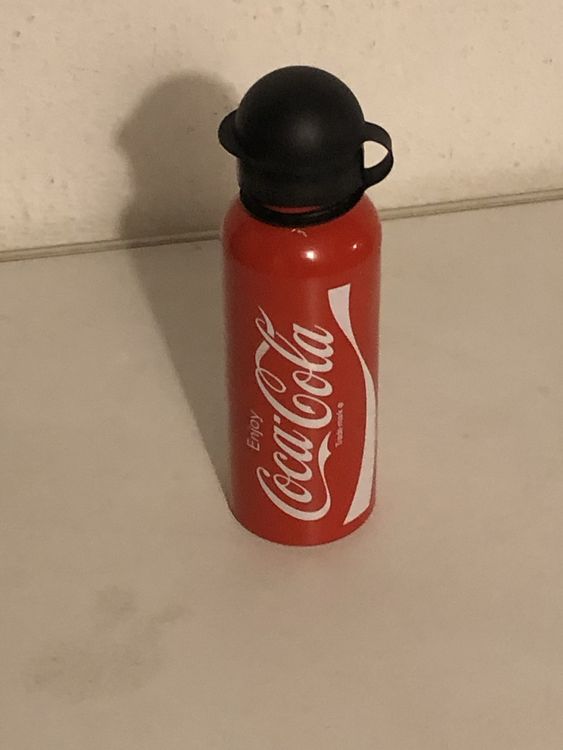 Coca Cola Trinkflasche, rot, Top Zustand, Aluminium (Gebraucht) in ...