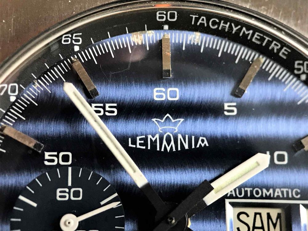 LEMANIA VINTAGE CAL. 5012 CHRONOGRAPH, REF. 11003 BLUE WAVE (Gebraucht ...