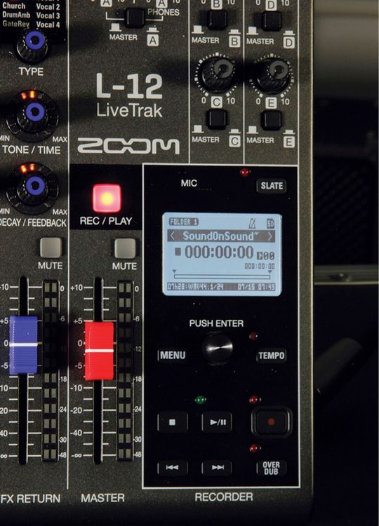 Zoom L-12 LiveTrak Digital Mixer / Recorder - Top Zustand! (Gebraucht ...