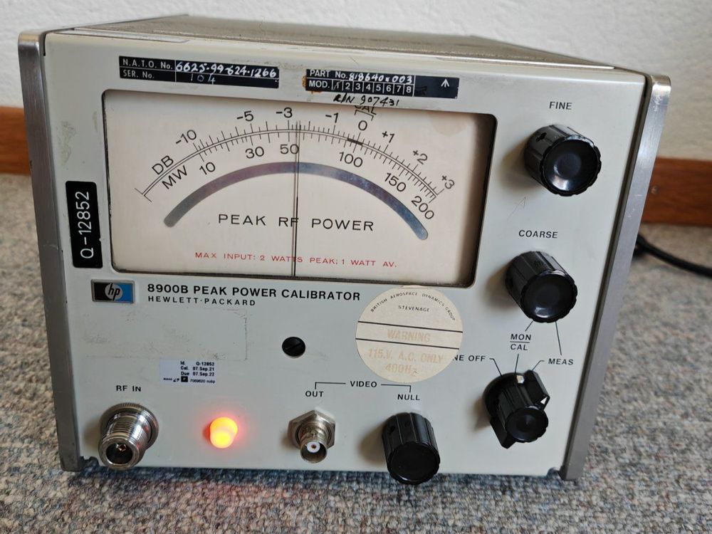 HP 8900B Peak Power Calibrator (Gebraucht) in Thun für CHF 31 – mit ...