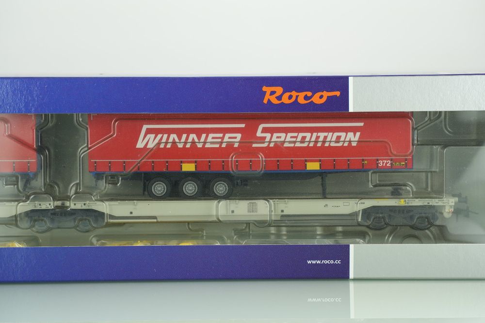 Roco 67392: Doppeltragwagen "Winner-Spedition" | Kaufen auf Ricardo