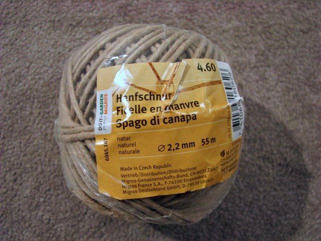 Knäuel Hanf Schnur Packschnur Natur 2.2 mm Do It | Kaufen auf Ricardo
