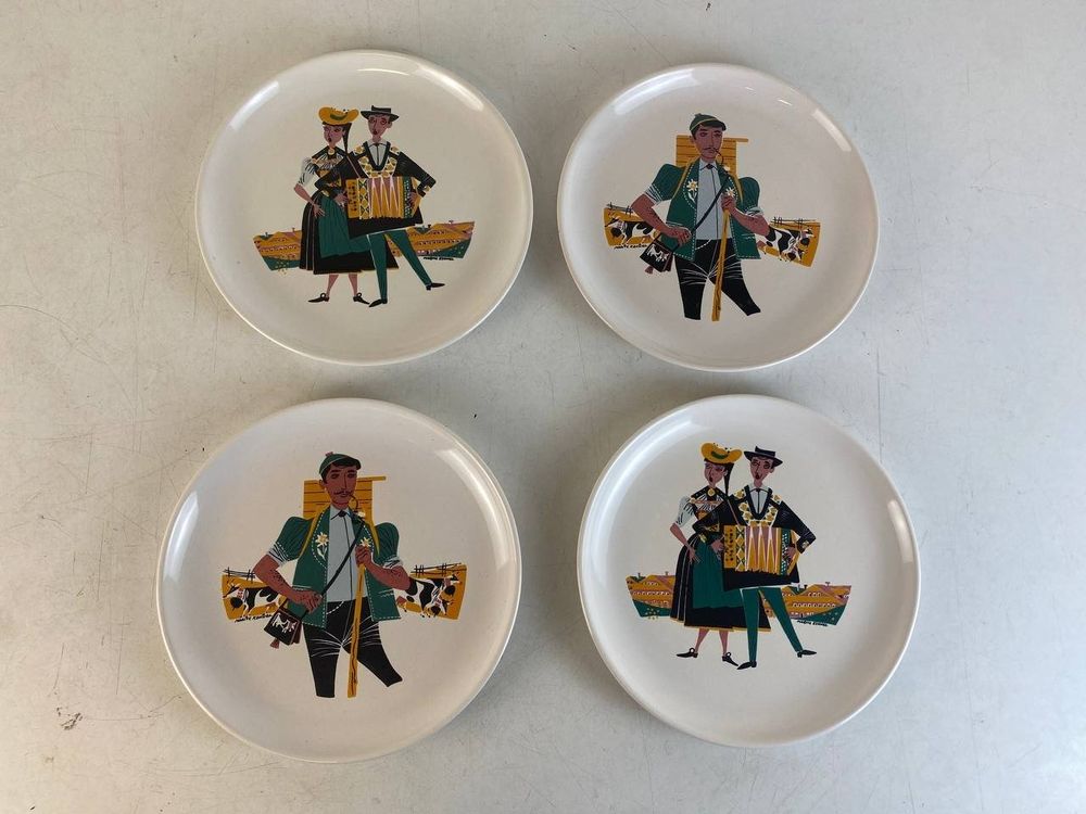Landert Schweiz Teller 4er Set N 1064 (Gebraucht) in für CHF 1 – nur ...